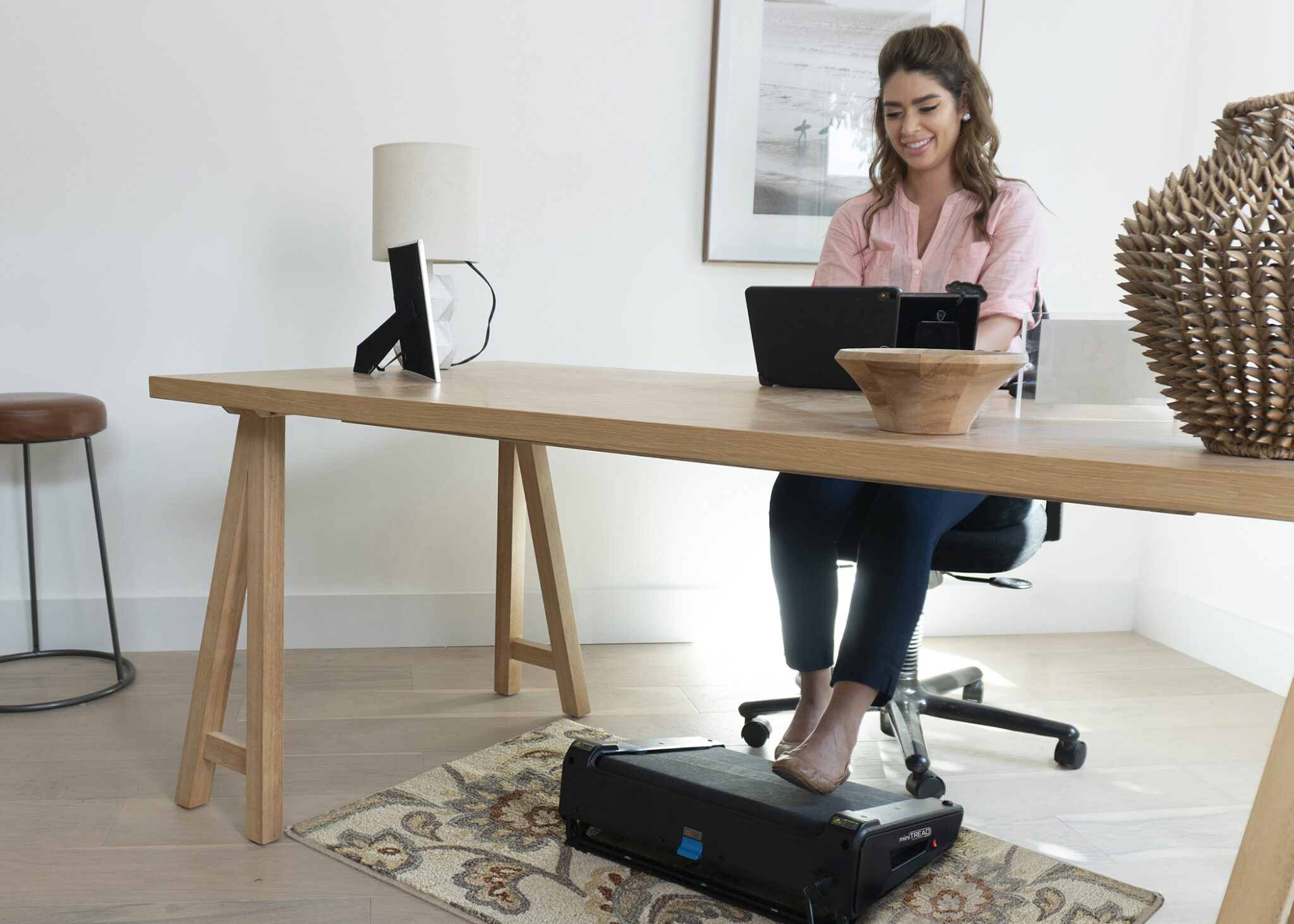 A Seated Treadmill: LA Company Launches MiniTread To Help Remote ...